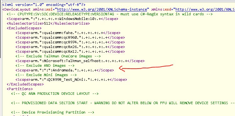 Andromeda device (Surface Phone) & OS appear in device validation ...
