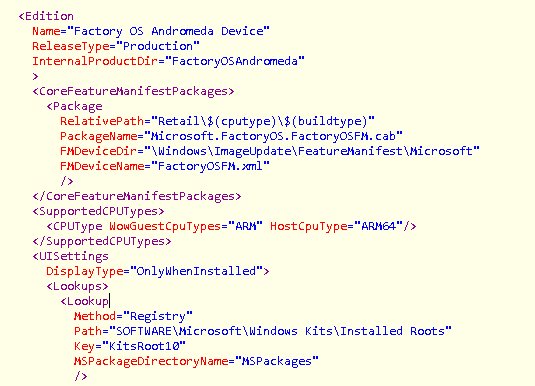 Andromeda device (Surface Phone) & OS appear in device validation ...