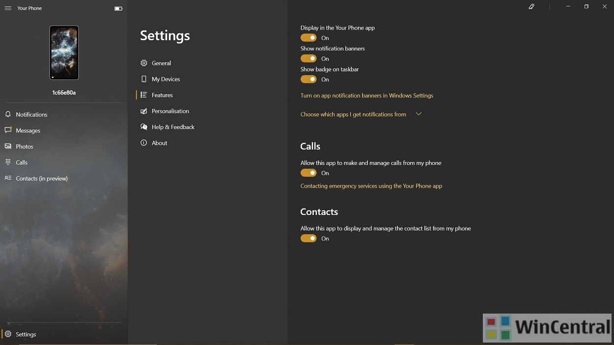 Windows 10 Your Phone displays smartphone contact list now; allows to ...