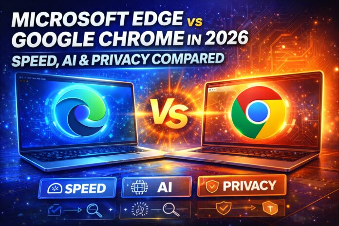Microsoft Edge vs Google Chrome in 2026