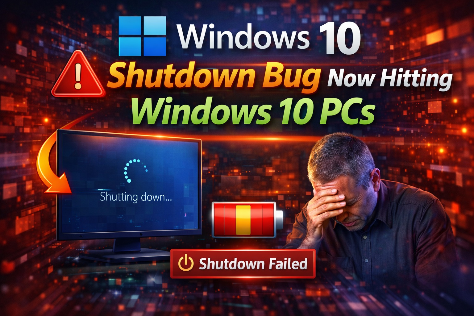 Windows Shutdown Bug Now Hitting Windows 10 PCs