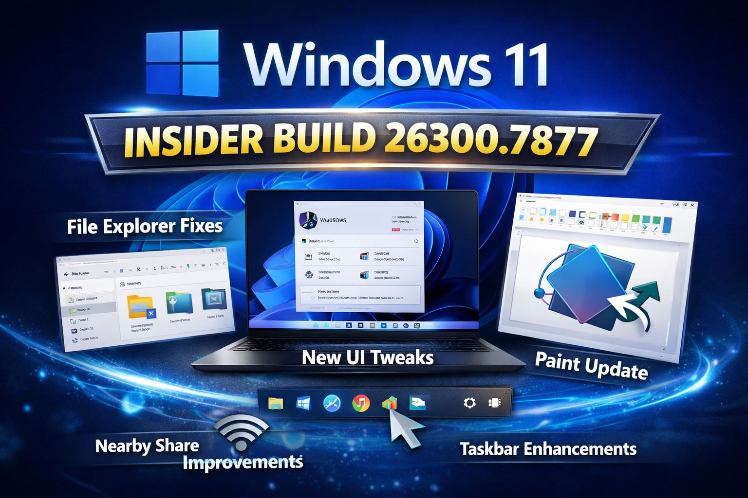 Windows 11 Insider Build 26300.7877 Released: New UI Tweaks