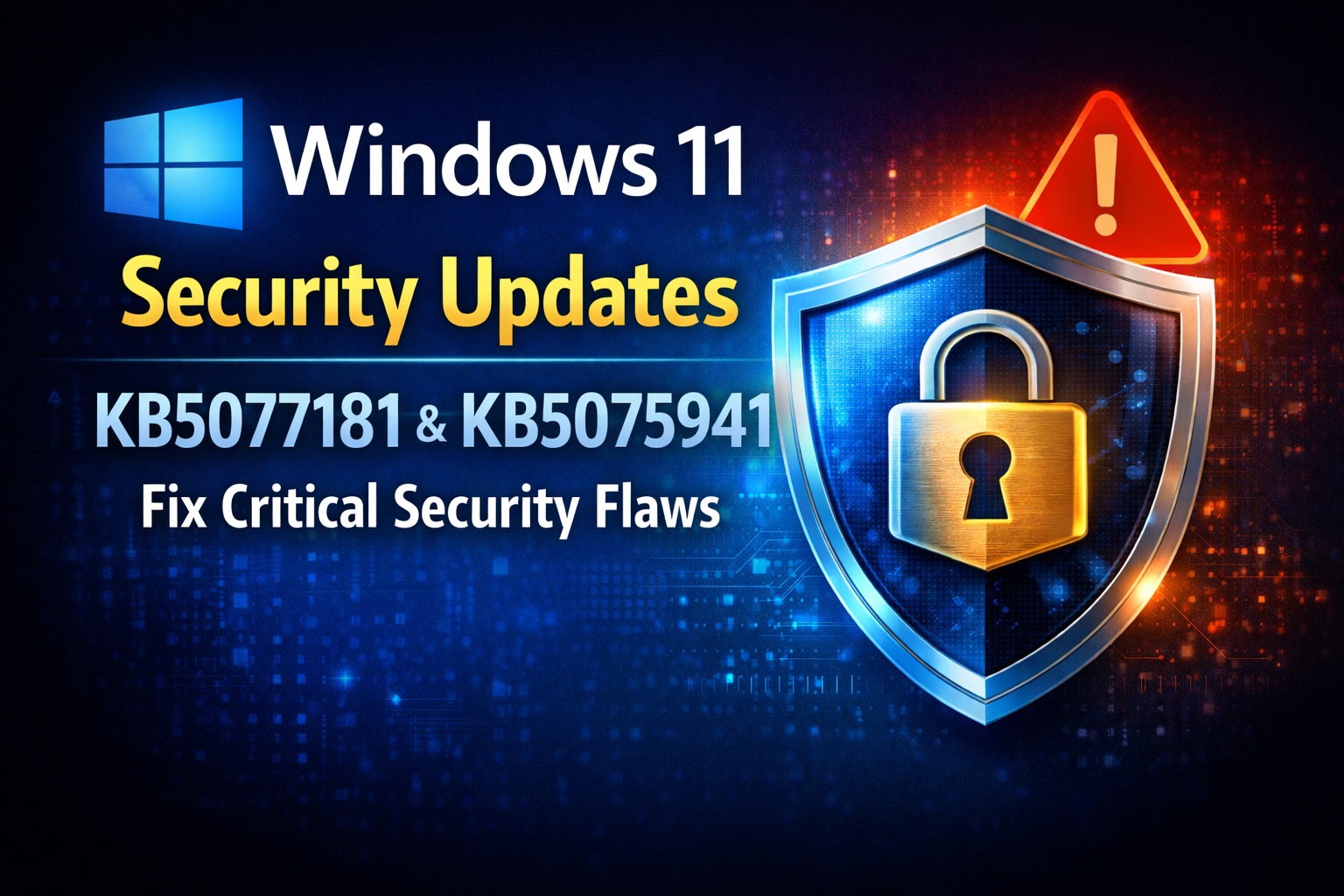 Windows 11 Updates KB5077181 & KB5075941 Released
