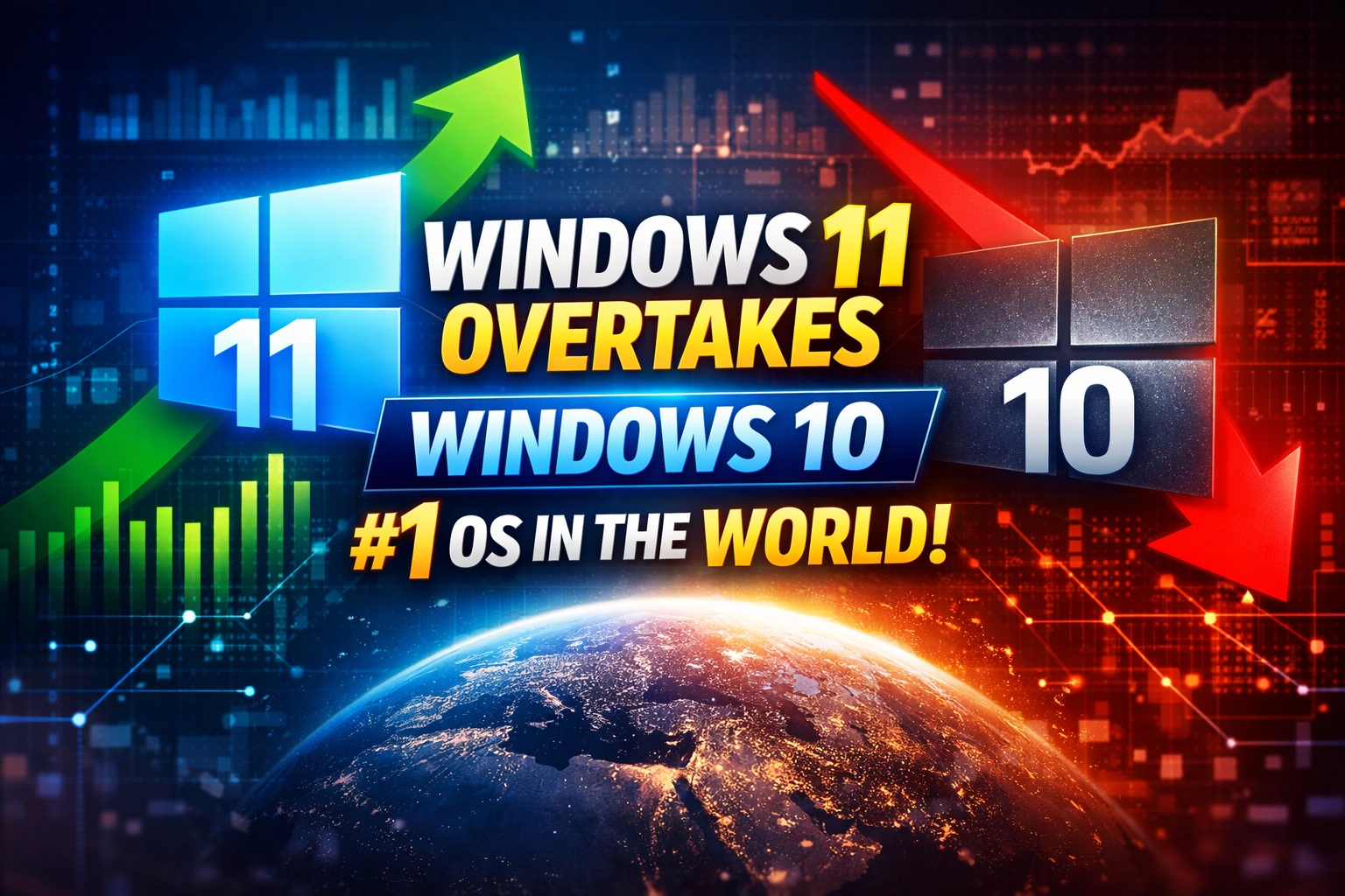 Windows 11 Overtakes Windows 10 as World’s #1 OS