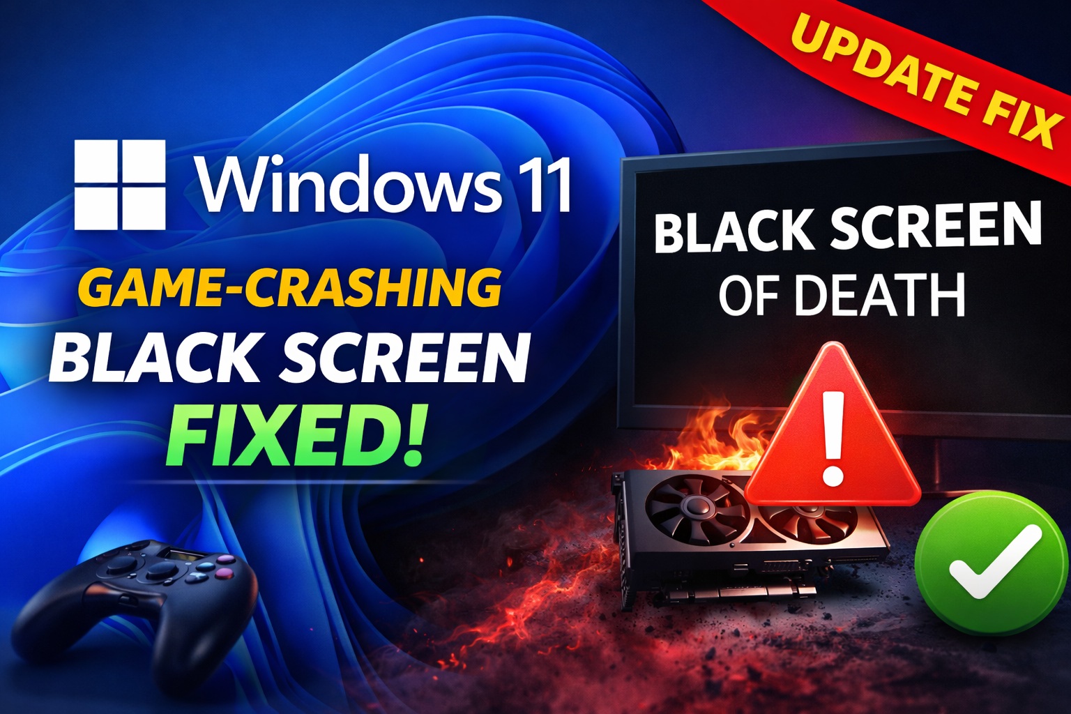 Black Screen of Death Fixed in Latest Windows 11 Update