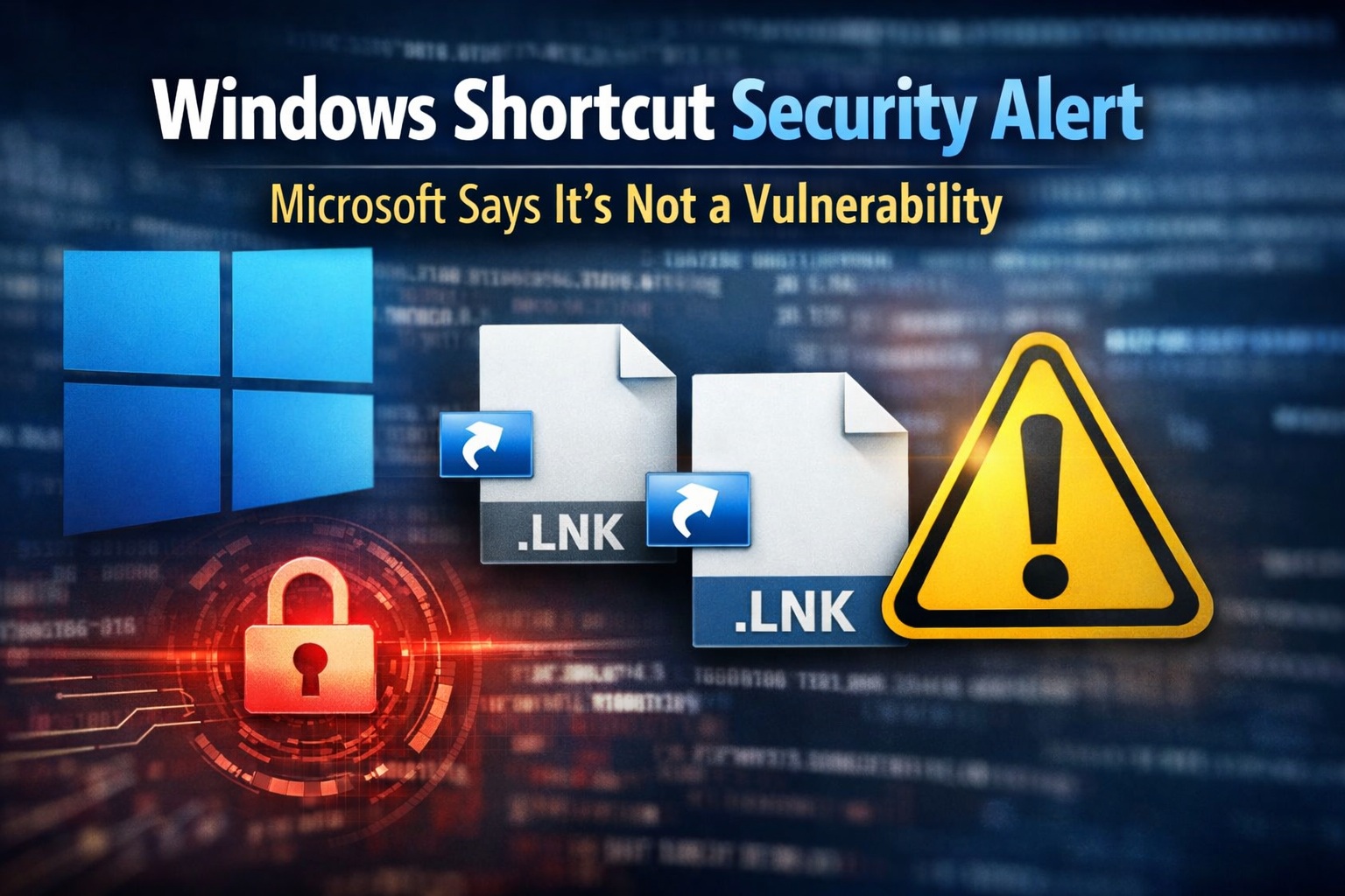 Windows .LNK Shortcut Security Issue Explained