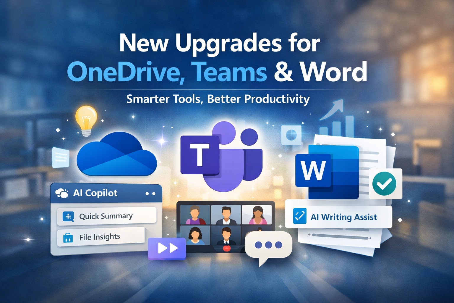 Microsoft Upgrades OneDrive, Teams & Word with New Features