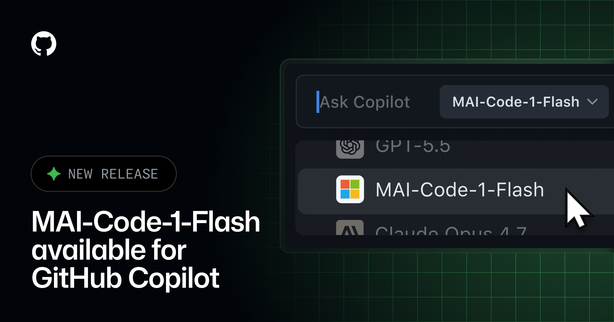 MAI-Code-1-Flash Debuts in GitHub Copilot for VS Code - WinCentral